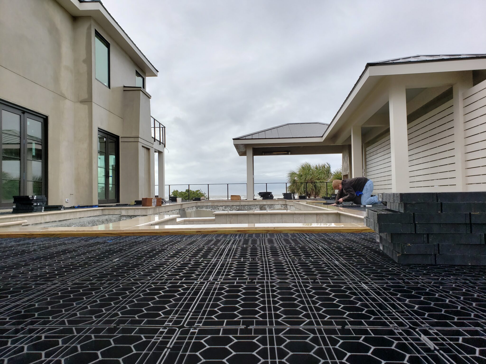 Artificial Turf Deck with StoneDeks System - StoneDeks