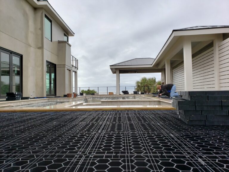 Artificial Turf Deck with StoneDeks System - StoneDeks
